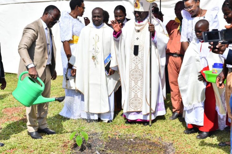 Archbishop Ssemogerere praises NWSC’s Mugisha for Transforming Mutundwe ...